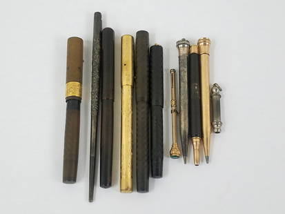 Rare Waterman #402 Sterling "snail" Pen