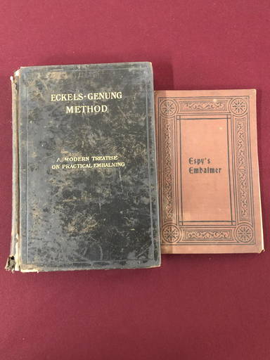 2 Books About Embalming