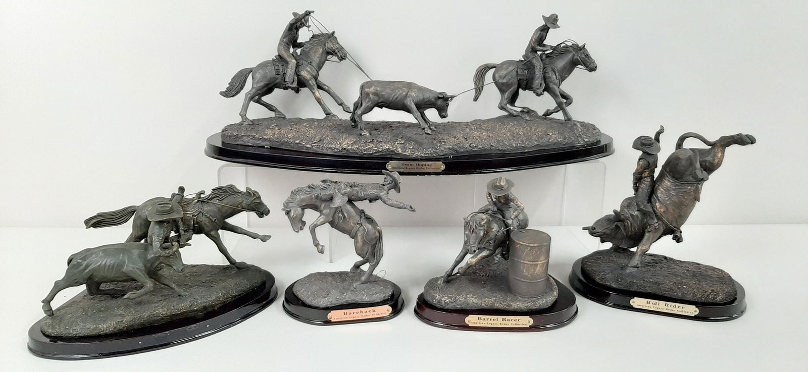 5 American Legacy Rodeo Collection Statues