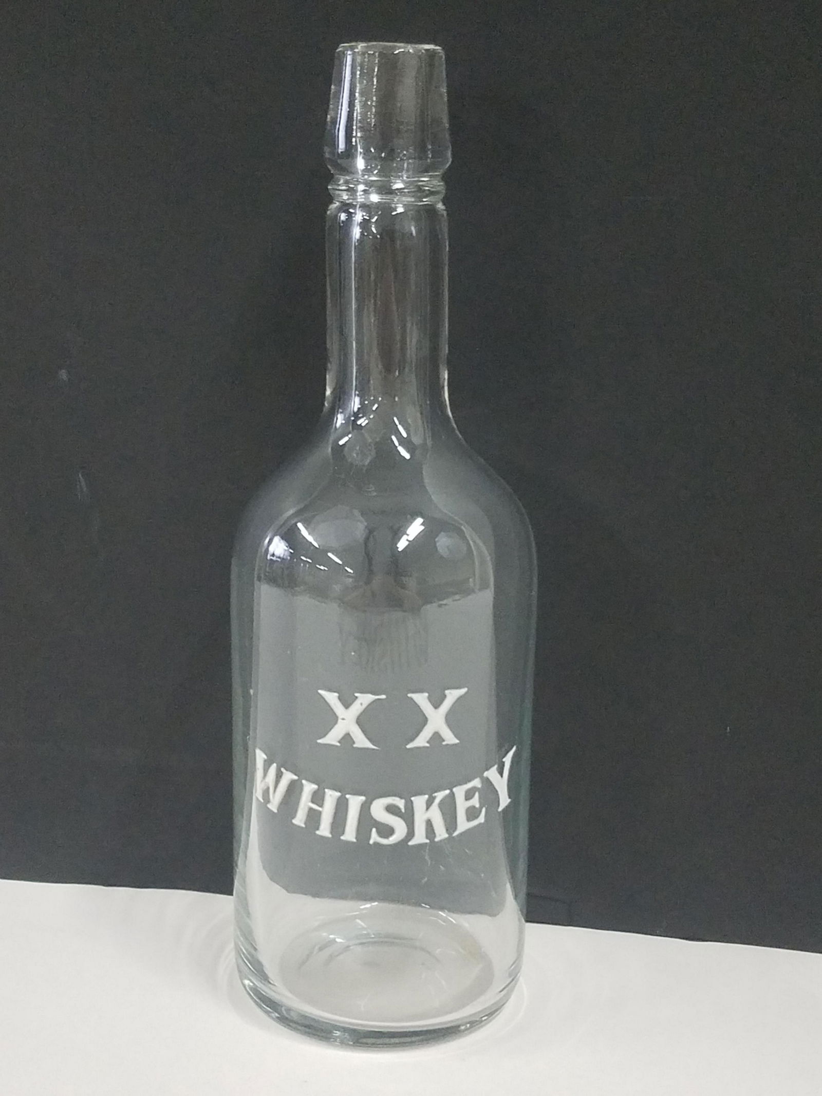 Antique Xx Whiskey Back Bar Bottle