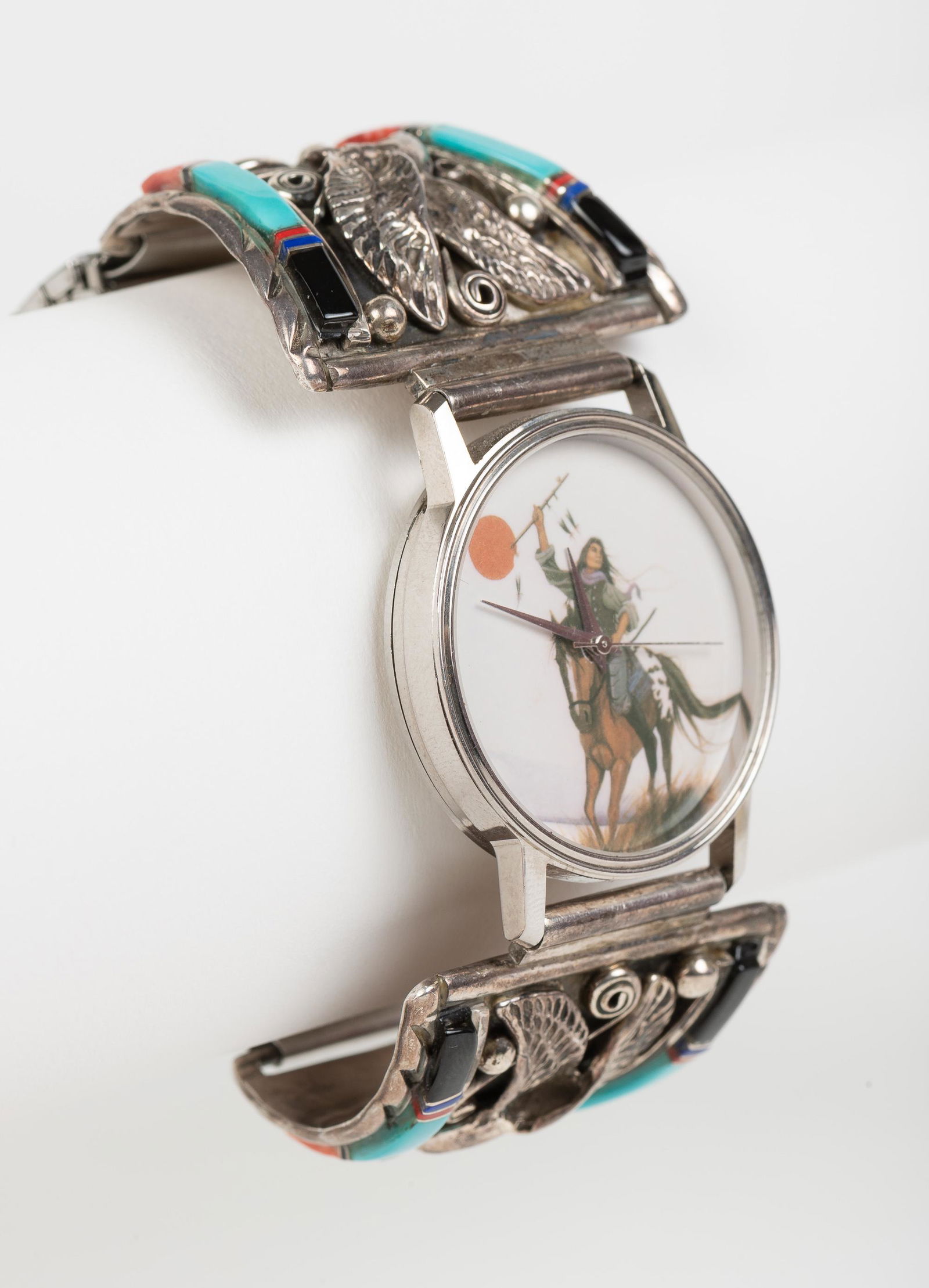 Sterling Native American Watch Band