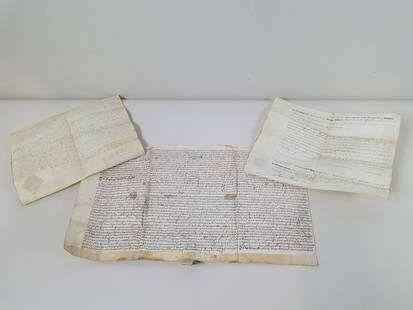 Collection Of 8 17th Century Latin Documents