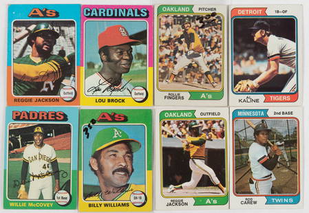 1968 1975 Topps Baseball Cards