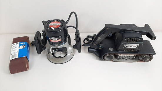 Craftsman Router And Belt Sander