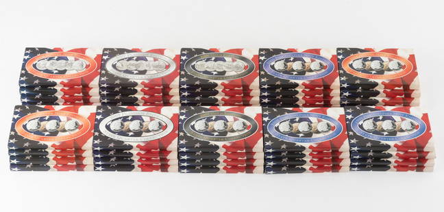 2000 Platinum And Gold Edition Quarter Sets