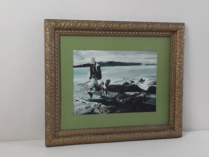 Andrew Wyeth "the Coot Hunter" Framed Lithograph, 40" X