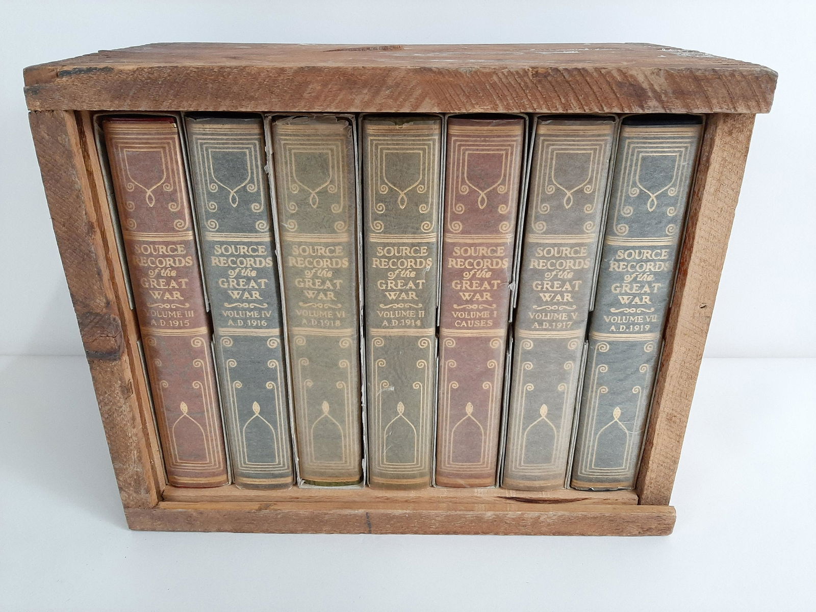 7 Vols. Source Records Of The Great War