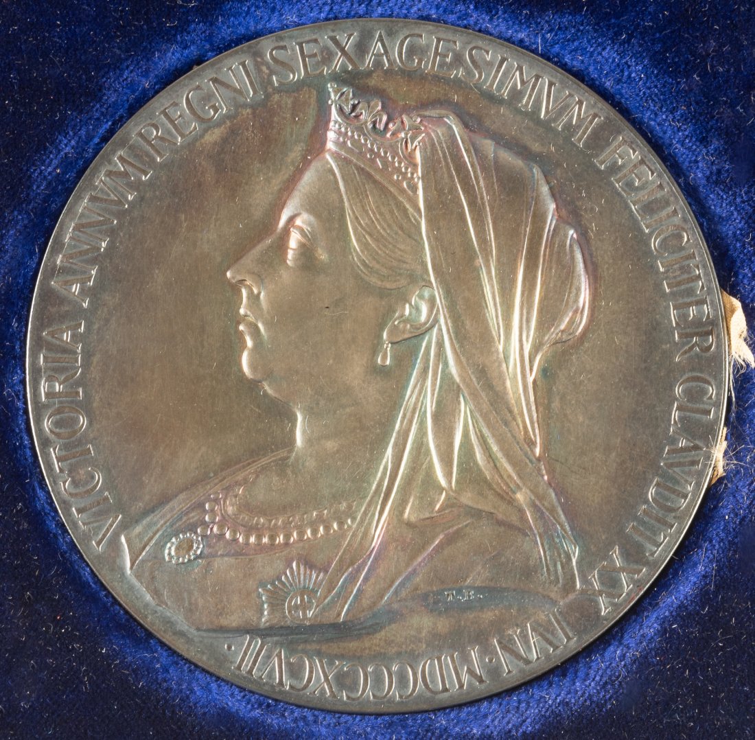 Queen Victoria Diamond Jubilee Silver Medallion
