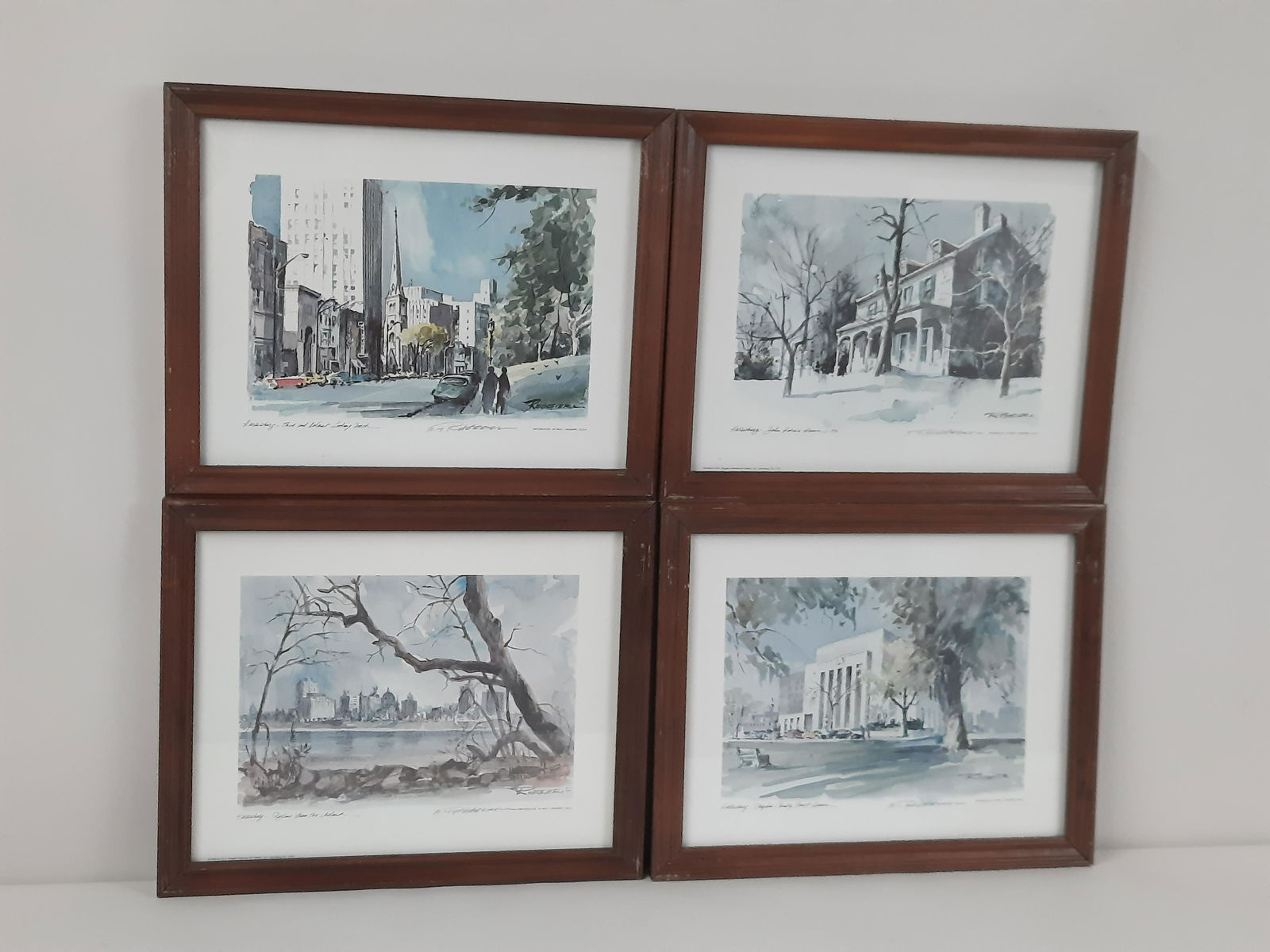 4 Nick Ruggieri Pencil Signed Harrisburg Prints