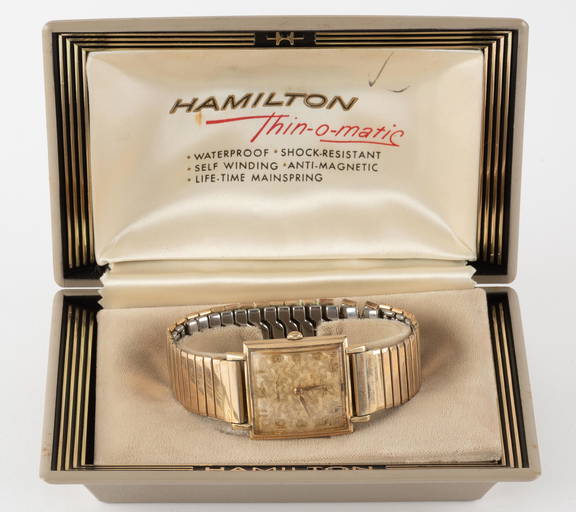 Vintage Hamilton Wrist Watch In Hamilton Box