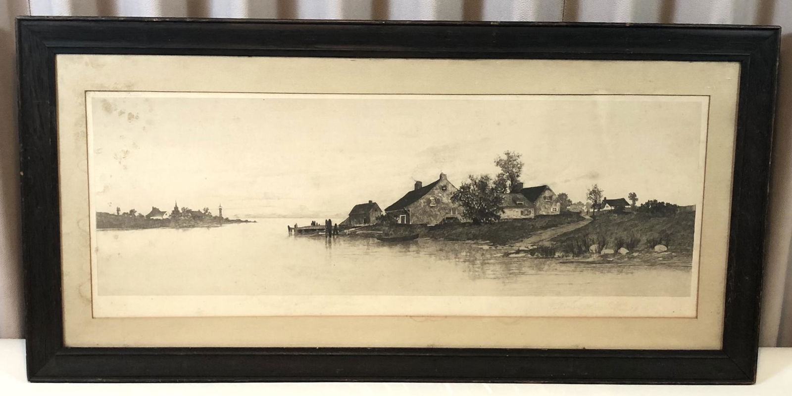 Ernest Rost Etching Print