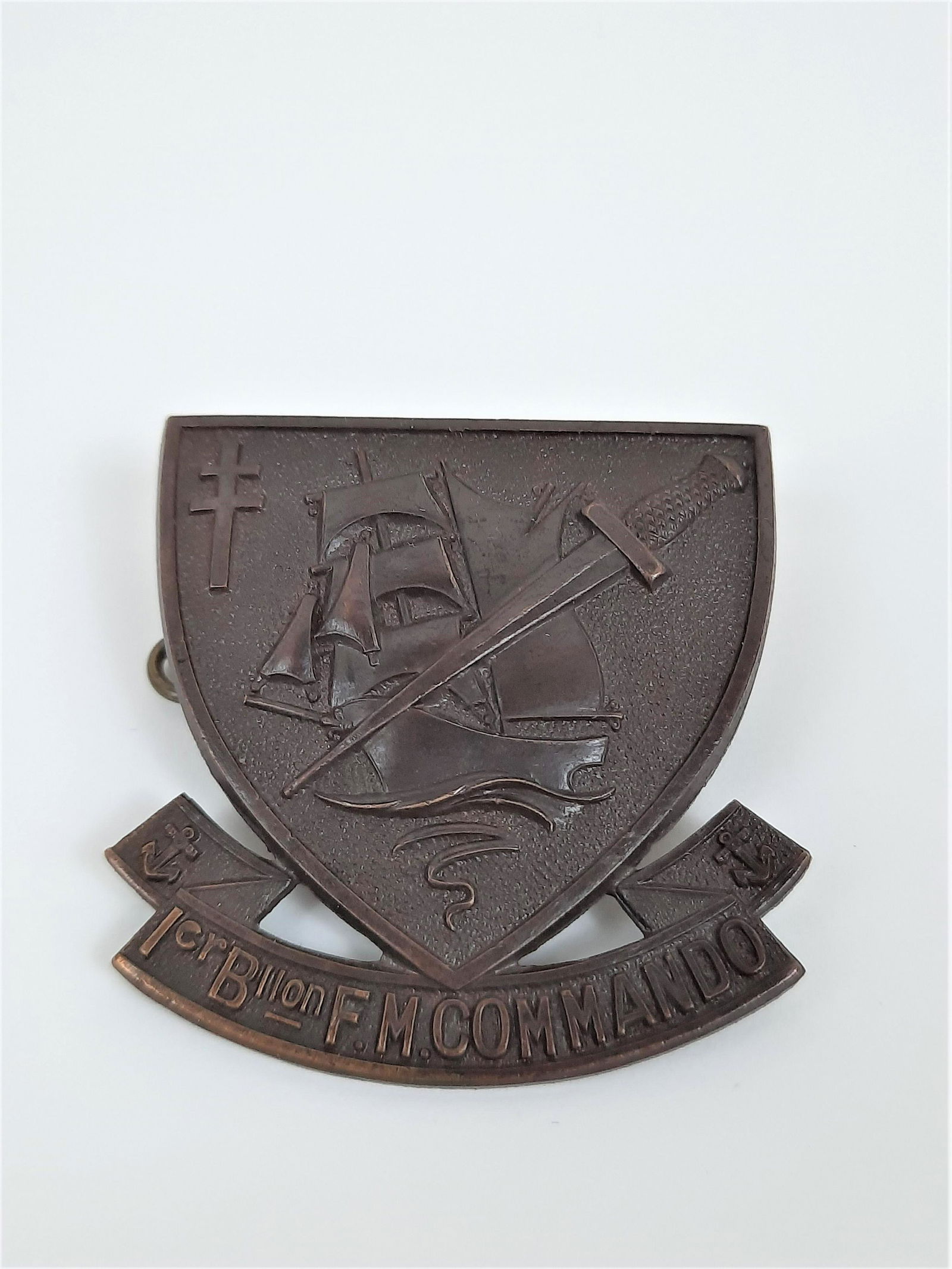 1942 Free French Marines Commando Badge