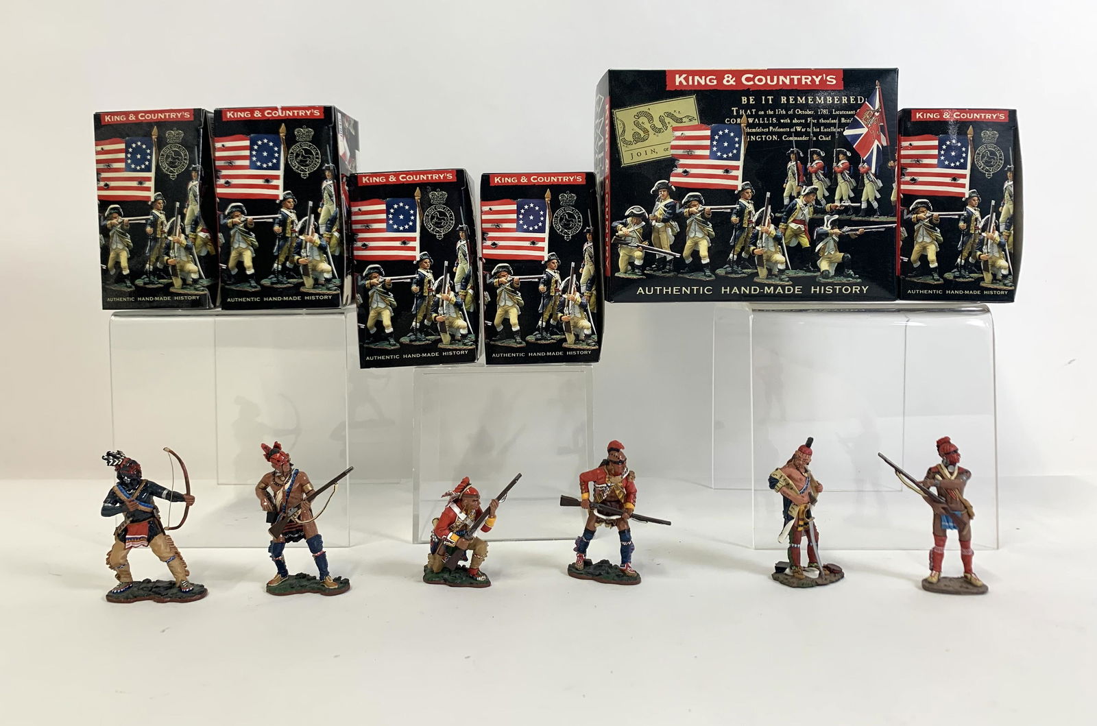 6 King & Country American Revolution Figures