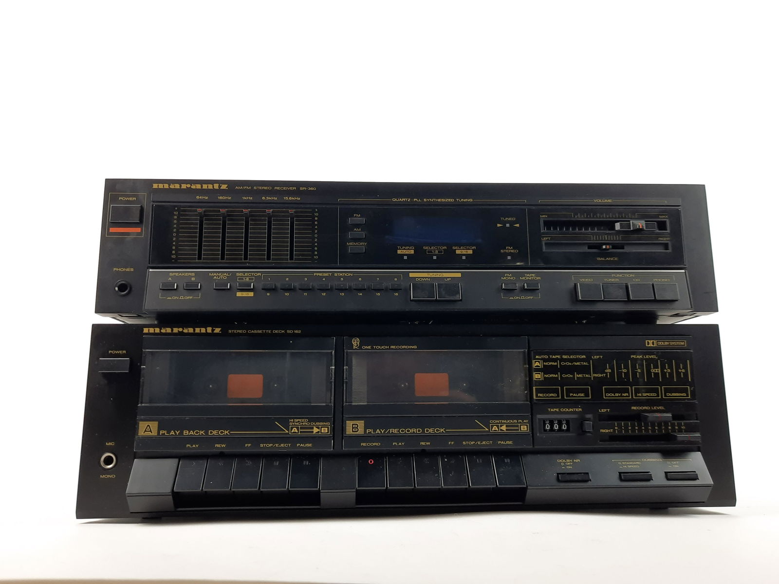Marantz Stereo Receiver And Cassette Deck