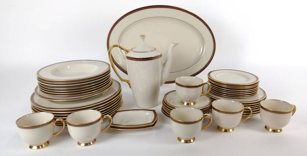 49 Pcs Lenox Monroe Dinnerware