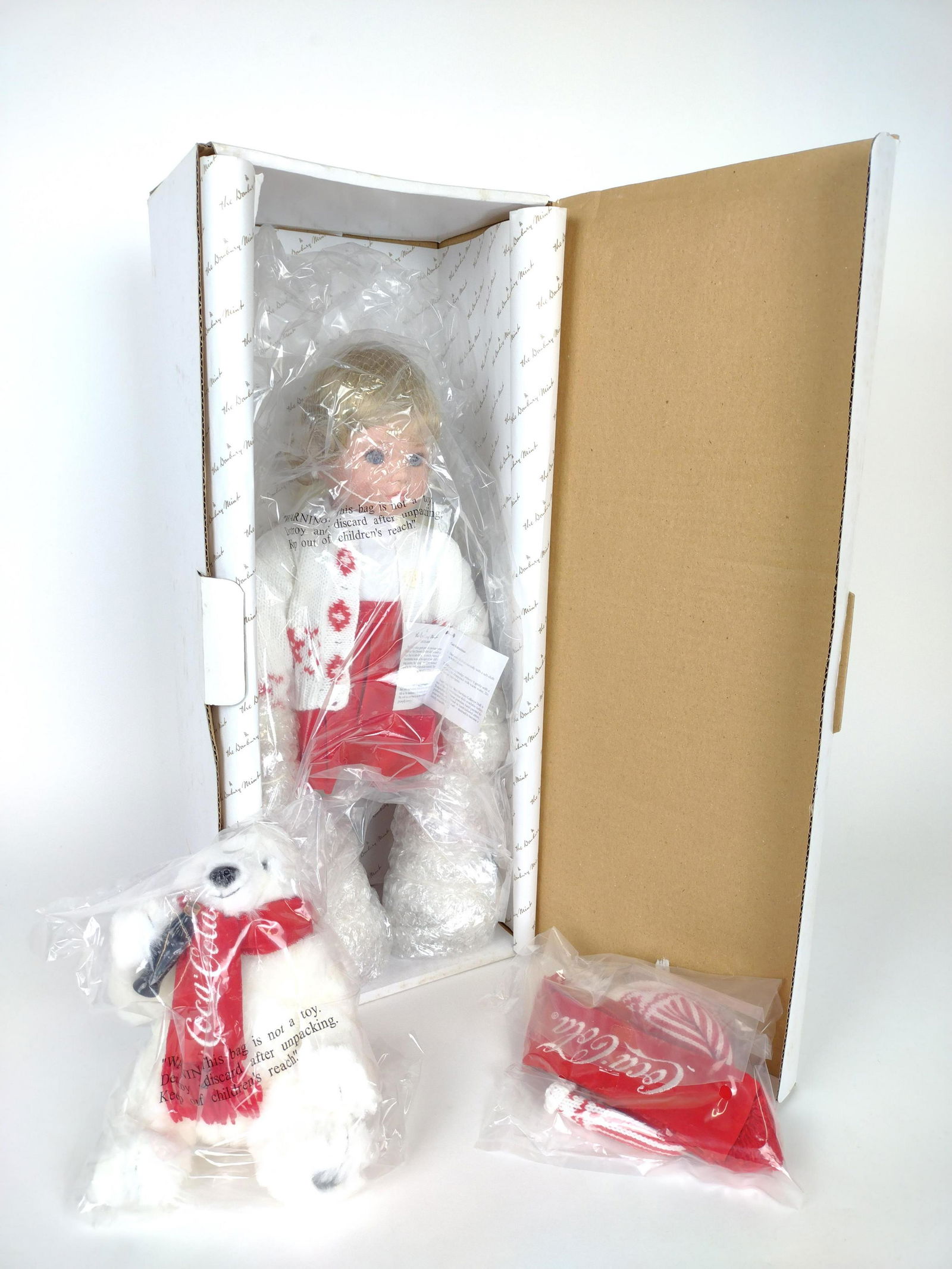 Danbury Mint "caitlin" Coca Cola Collector's Doll
