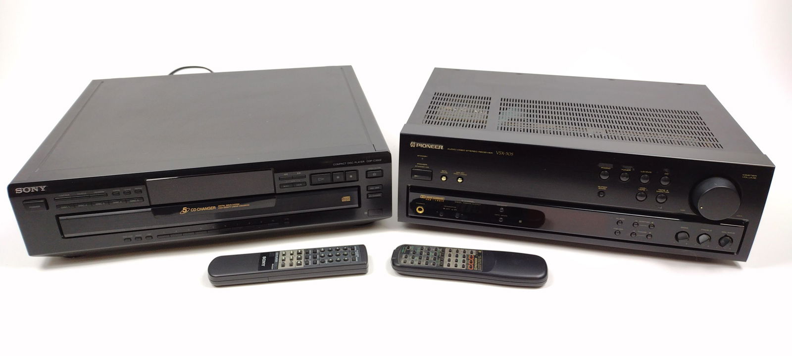 Sony Cd Changer And Pioneer Stereo Receiver