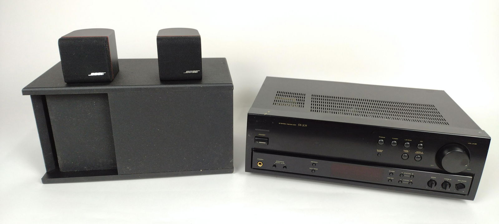 Bose Speaker System And Pioneer Stereo Receiver