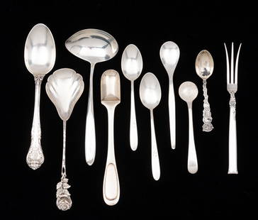 68 Pcs Assorted Sterling Flatware, Incl. Gorham, Towle, Steiff