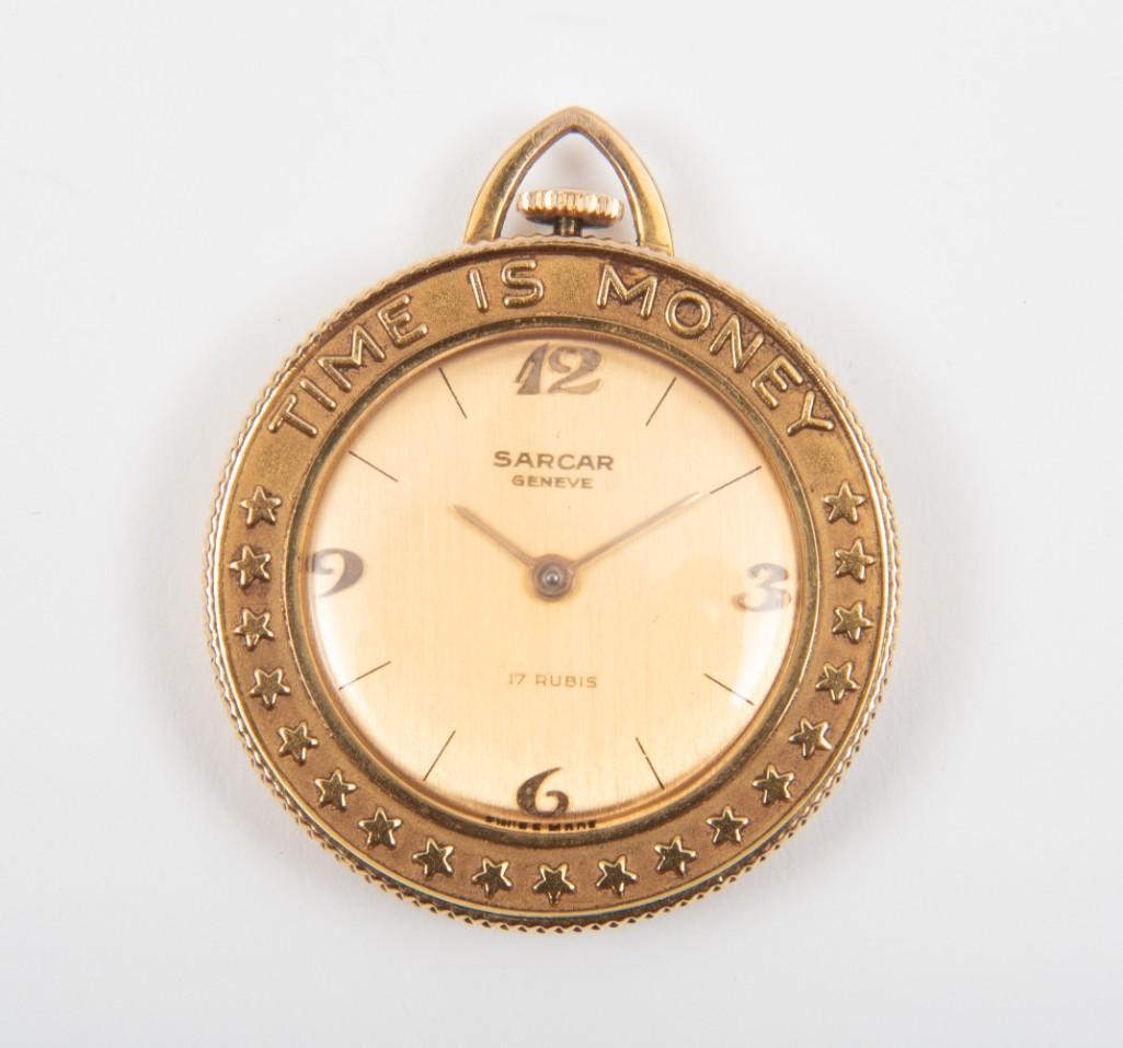 Sarcar Geneve Coin Pendant Watch