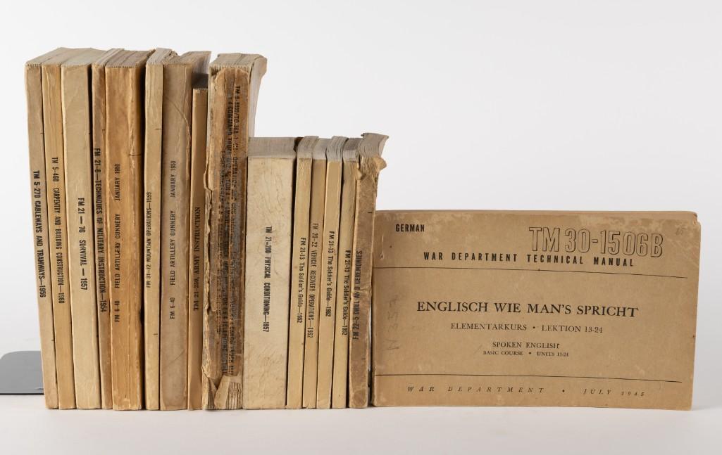 16 Department Of The Army Field & Technical Manuals