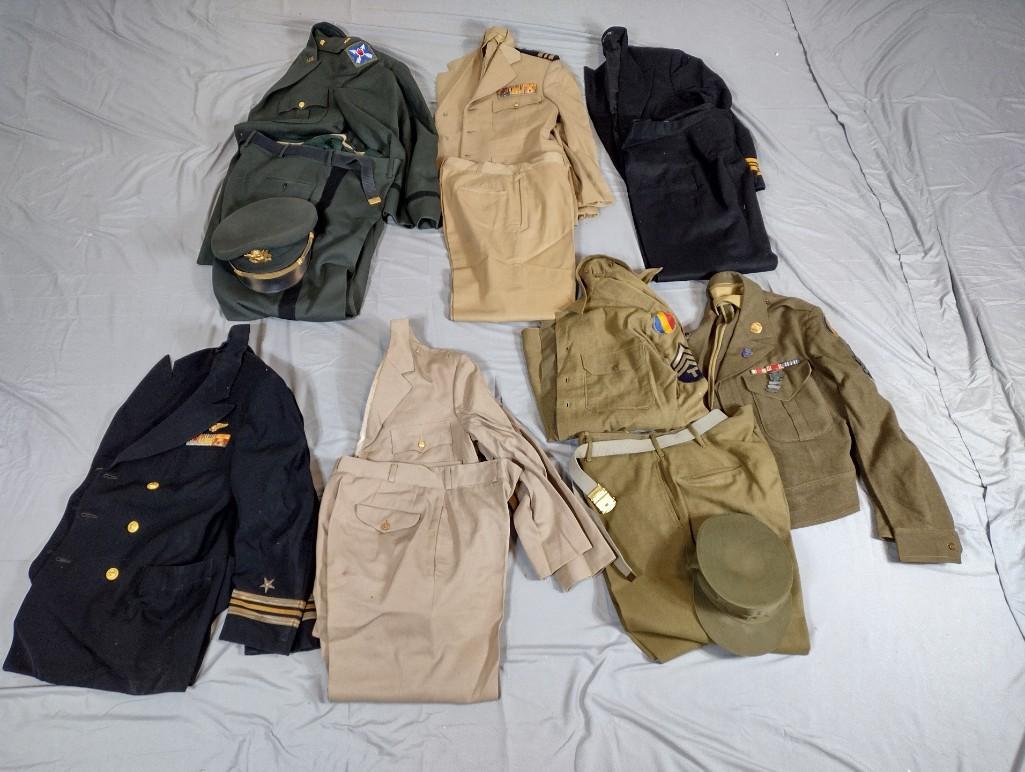 13 Military Uniforms / Dress Articles