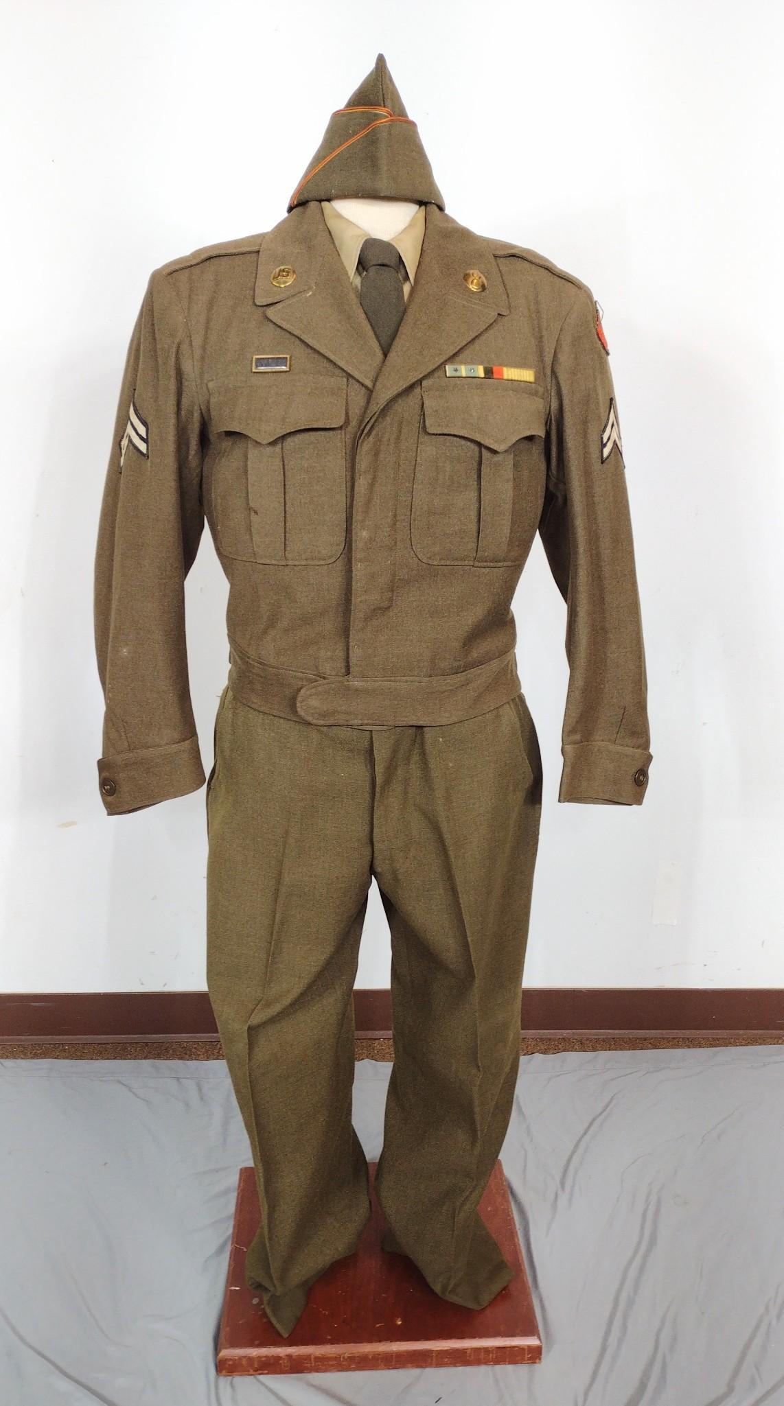 Wwii Us Army Military Uniform Incl Eisenhower Jacket