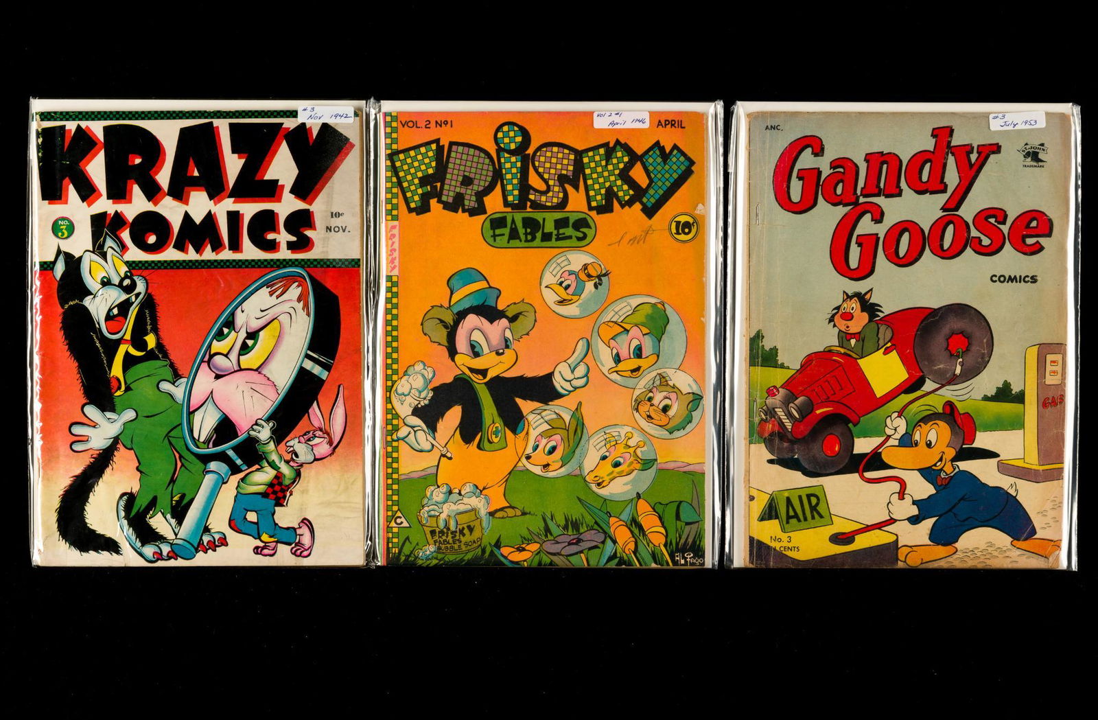 11 Funny Books Incl Krazy Komics & Others