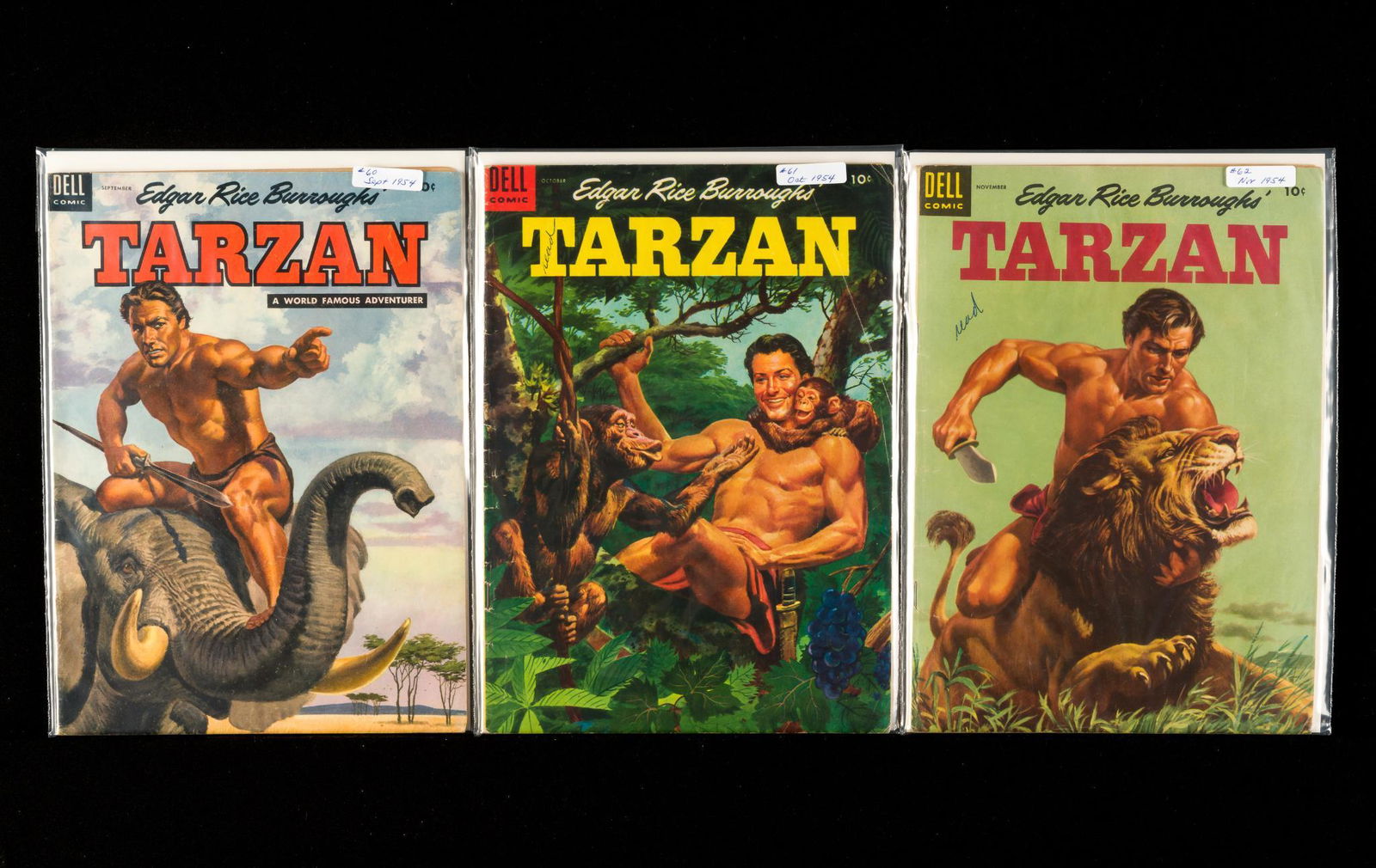 12 Dell Tarzan Comics