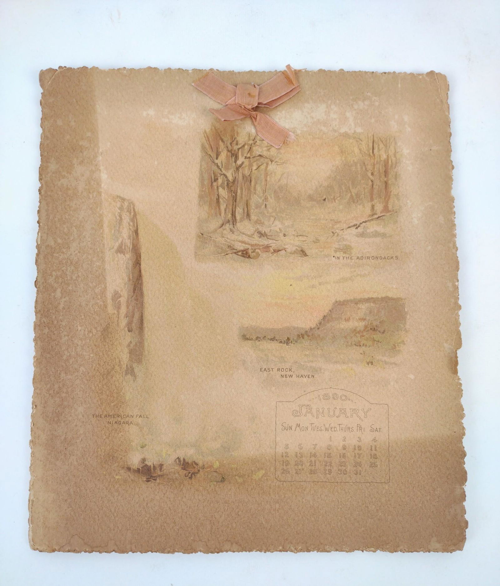 Frederick A. Stokes & Brothers 18910 Travel Calendar