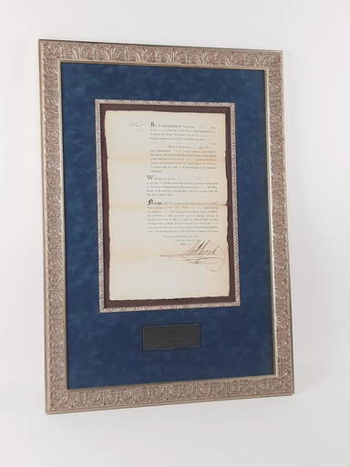 Richard Varick Signed 1796 Tavern License