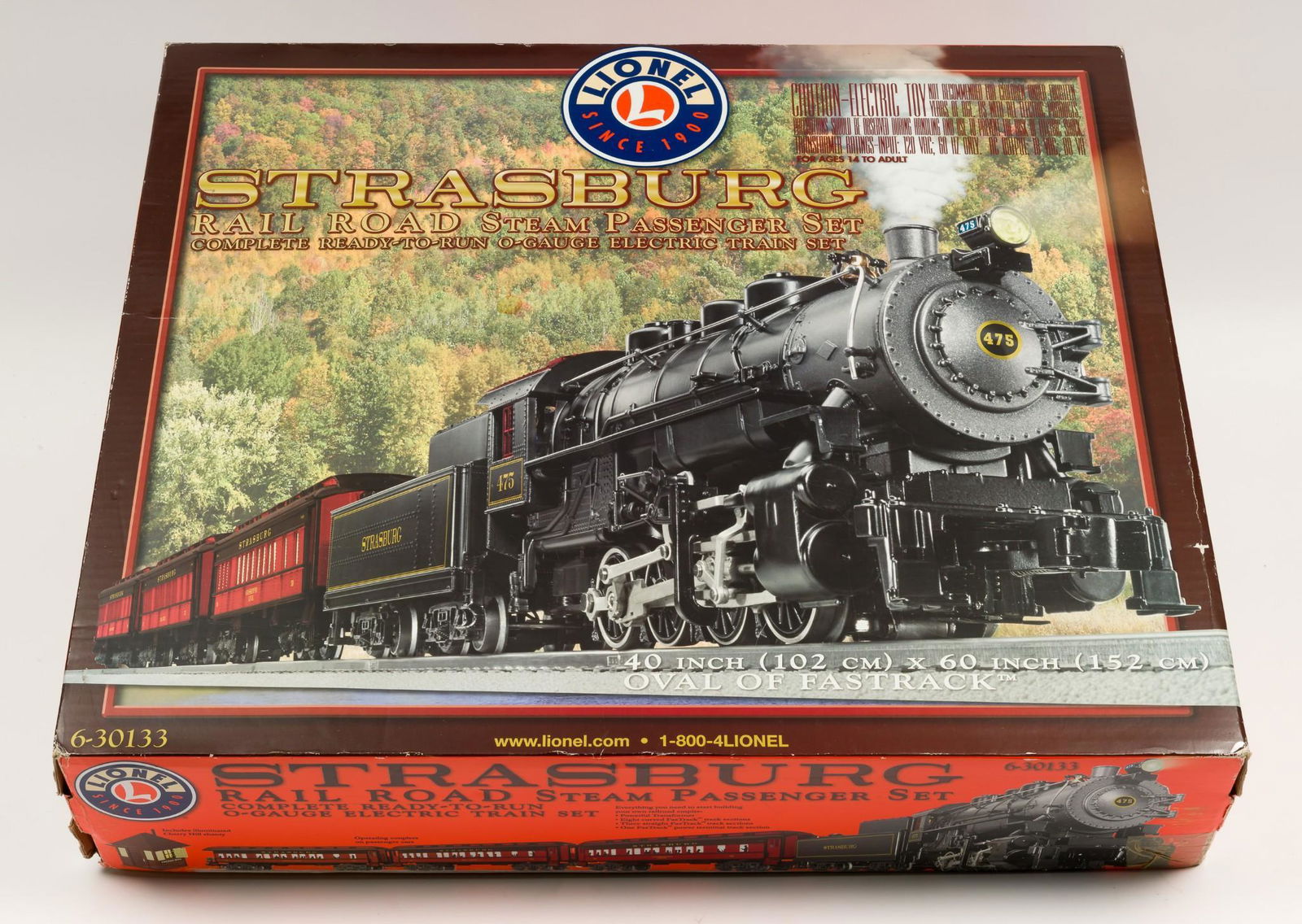 Lionel Strasburg Steam Passenger Set In Ob