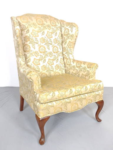 Sam Moore Chairs Inc Floral Wingback Chair (#0194) on Aug 20, 2022 ...