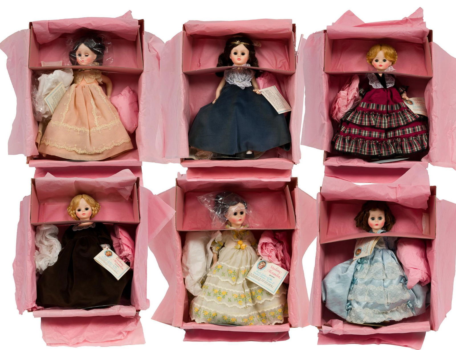 Six Series Ii Madame Alexander First Lady Dolls