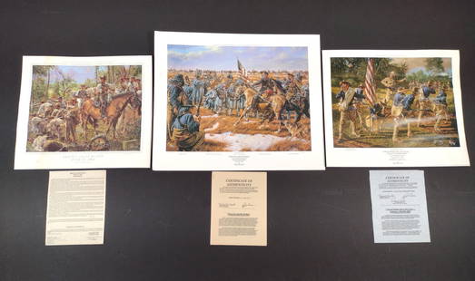 Signed Rick Reeves Litho Thus Far And No Further