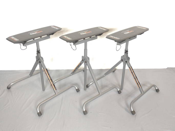 3 Ridgid Portable Work Supports