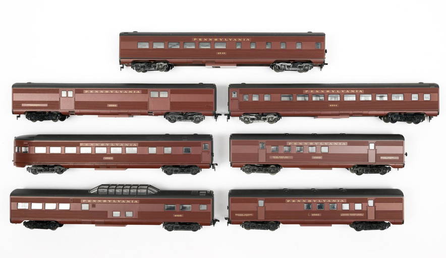 7 Ho Prr Passenger Cars Incl Athearn