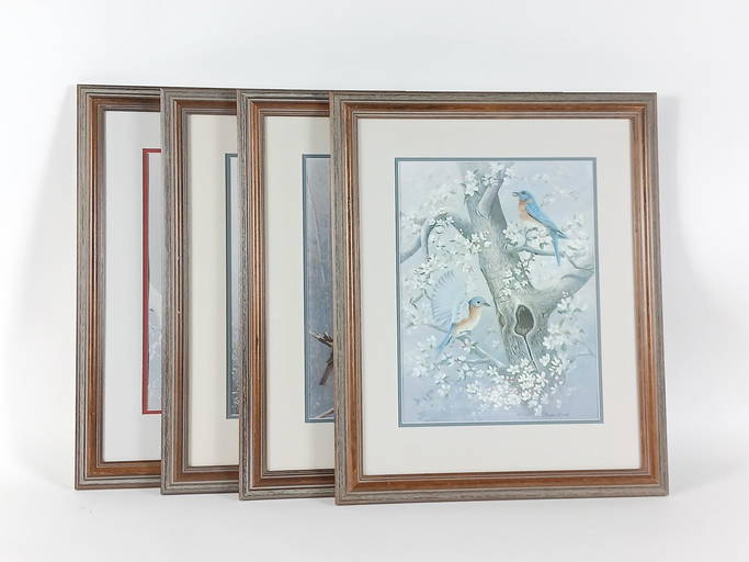4 George Losch Ltd Ed Bird Prints