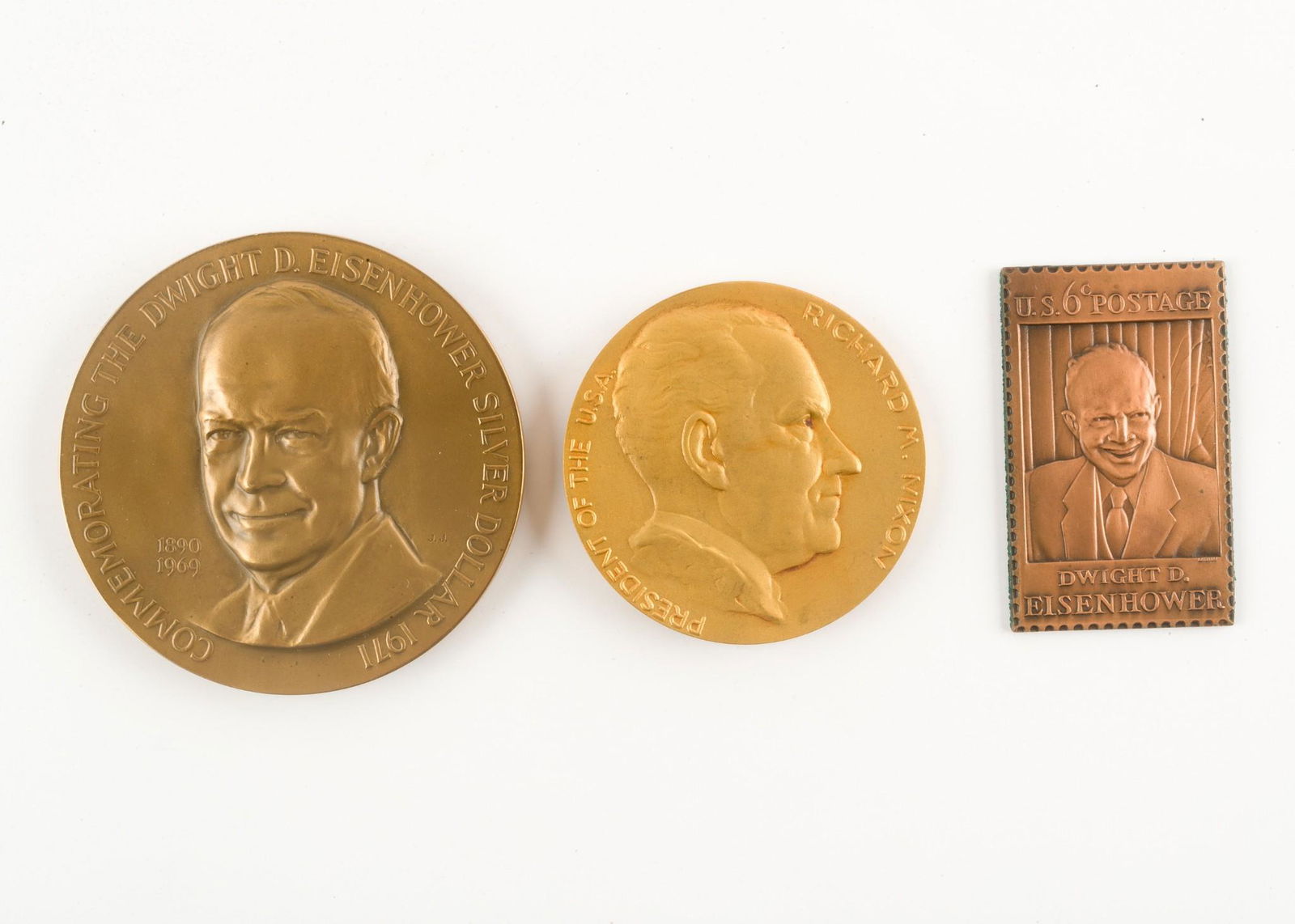 3 Presidential Commemorative Medallions