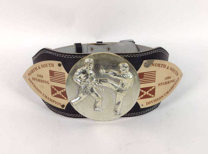1996 North & South Sparring Division Champion Belt (#0116) on Dec 30 ...