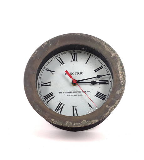 The Standard Electric Time Co Railway Clock