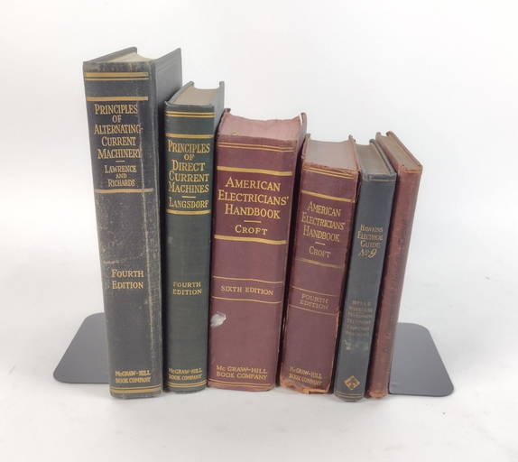 6 Electrical Books Incl 4th Ed. American Electricians' Handbook