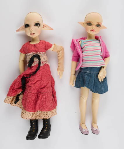 Two 16" Kim Lasher Dolls (#0326) on Dec 29, 2022 | Cordier Auctions ...