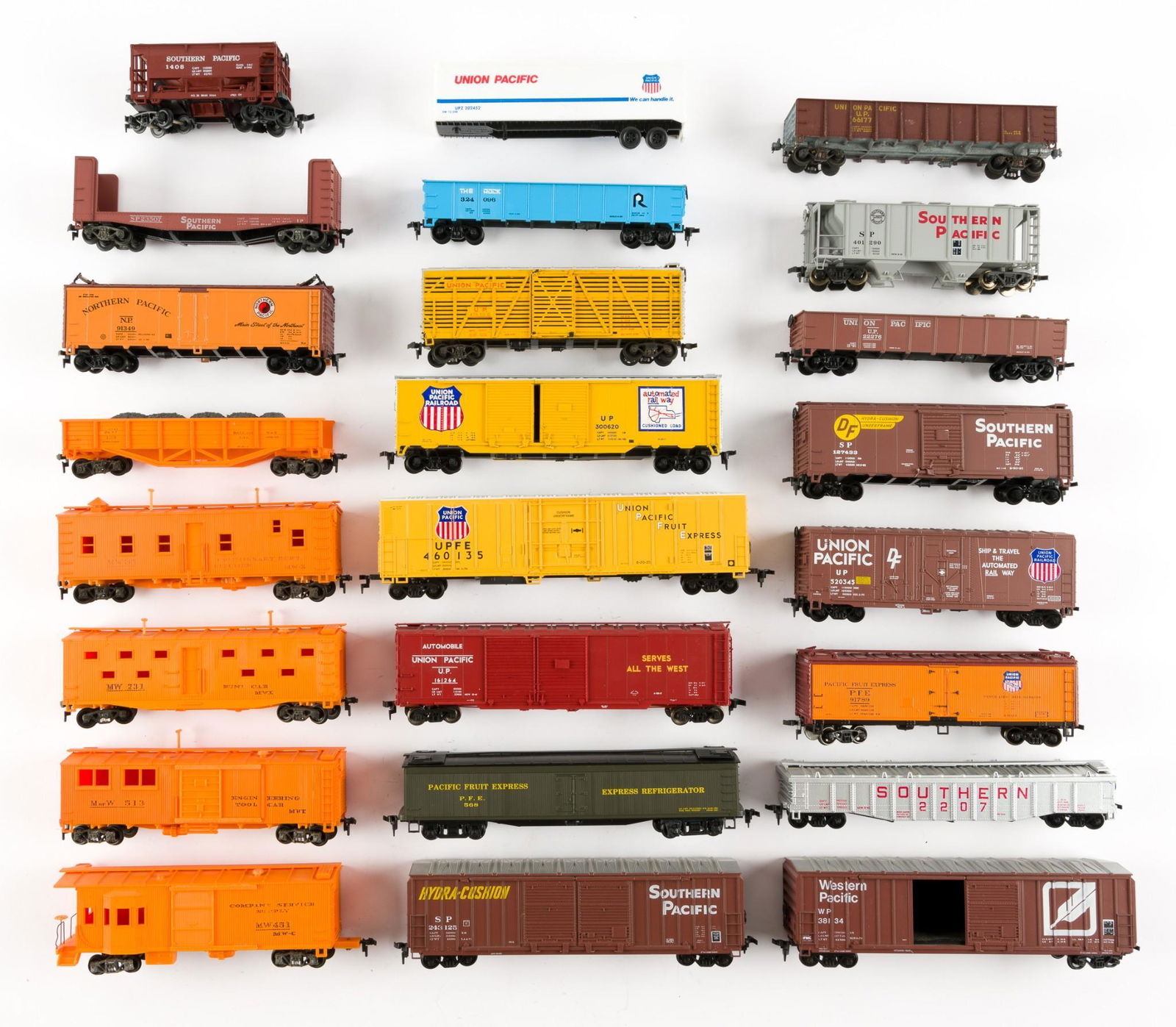 24 Ho Freight Rolling Stock Incl Athearn