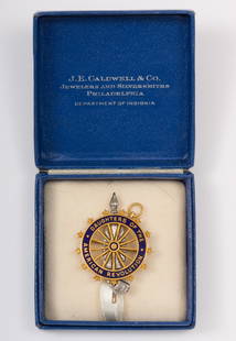 Daughters Of The American Revolution J.e. Caldwell Pin In 14k Yellow Gold