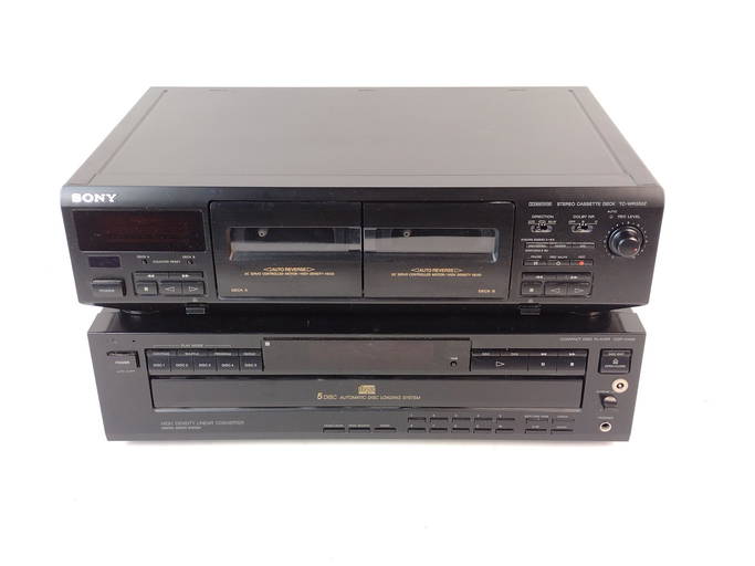 Sony Stereo Cassette Deck & Compact Disk Player