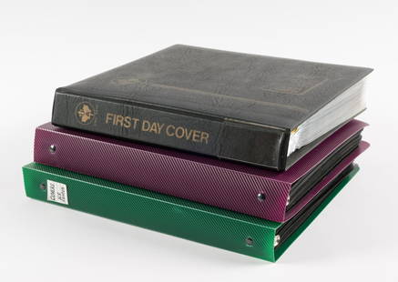 Stamp Collection In Binder Plus Sheets