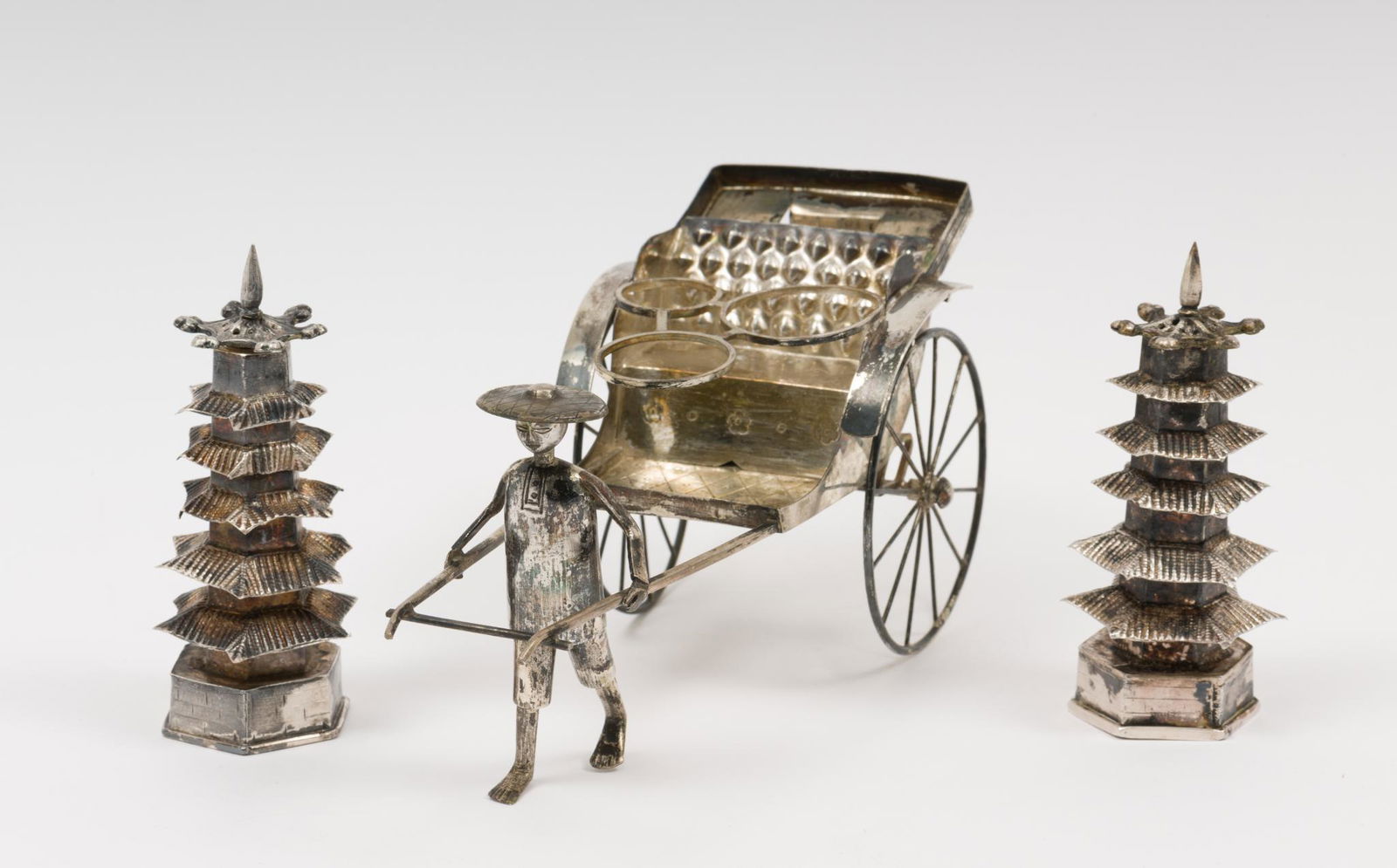 Silver Asian Rickshaw and Pagoda Salt & Peppers - Mar 19, 2023 ...
