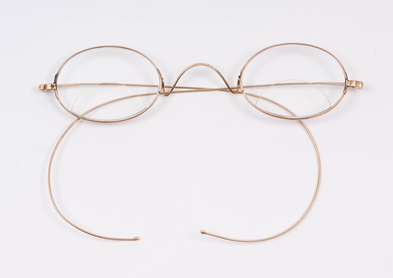 Pr. Antique Gold Glasses