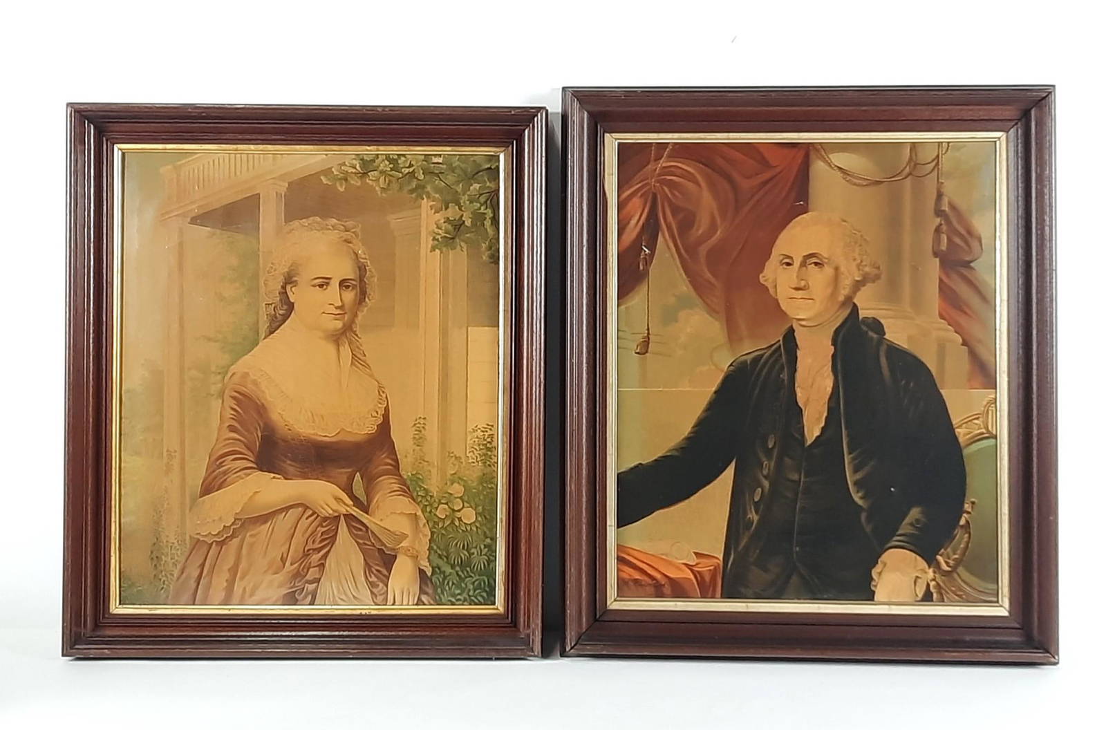 A. Weidenbach George And Martha Washington Centennial Chomo Prints Auction